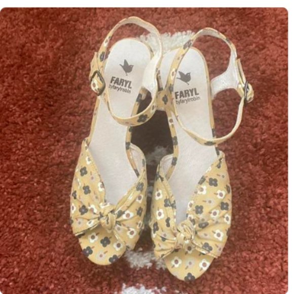 Farylrobin | Shoes | Nwot Faryl Robin Wedge Sandals | Poshmark